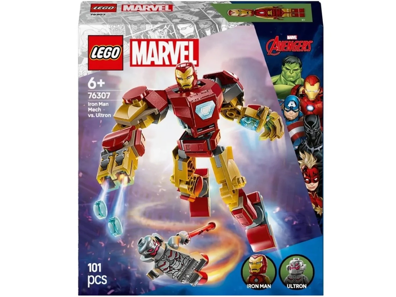 LEGO 76307 Marvel Iron Man Mech vs. Ultron – novinka roku 2025 ...