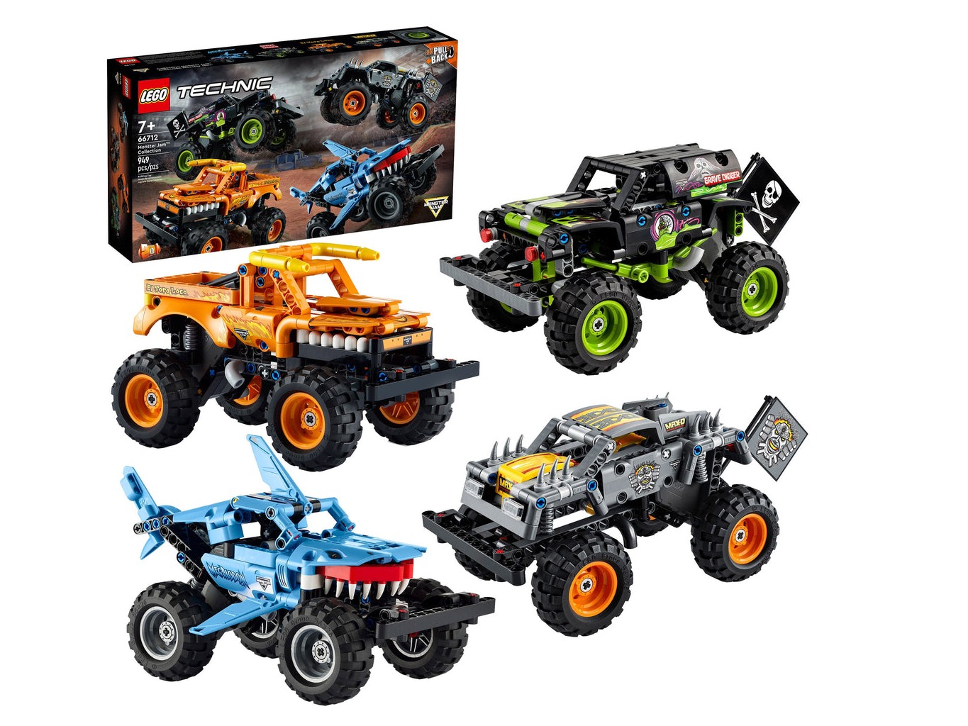 LEGO Technic 2025: Monster Jam DIGatron a ThunderROARus | Bricksacek.cz