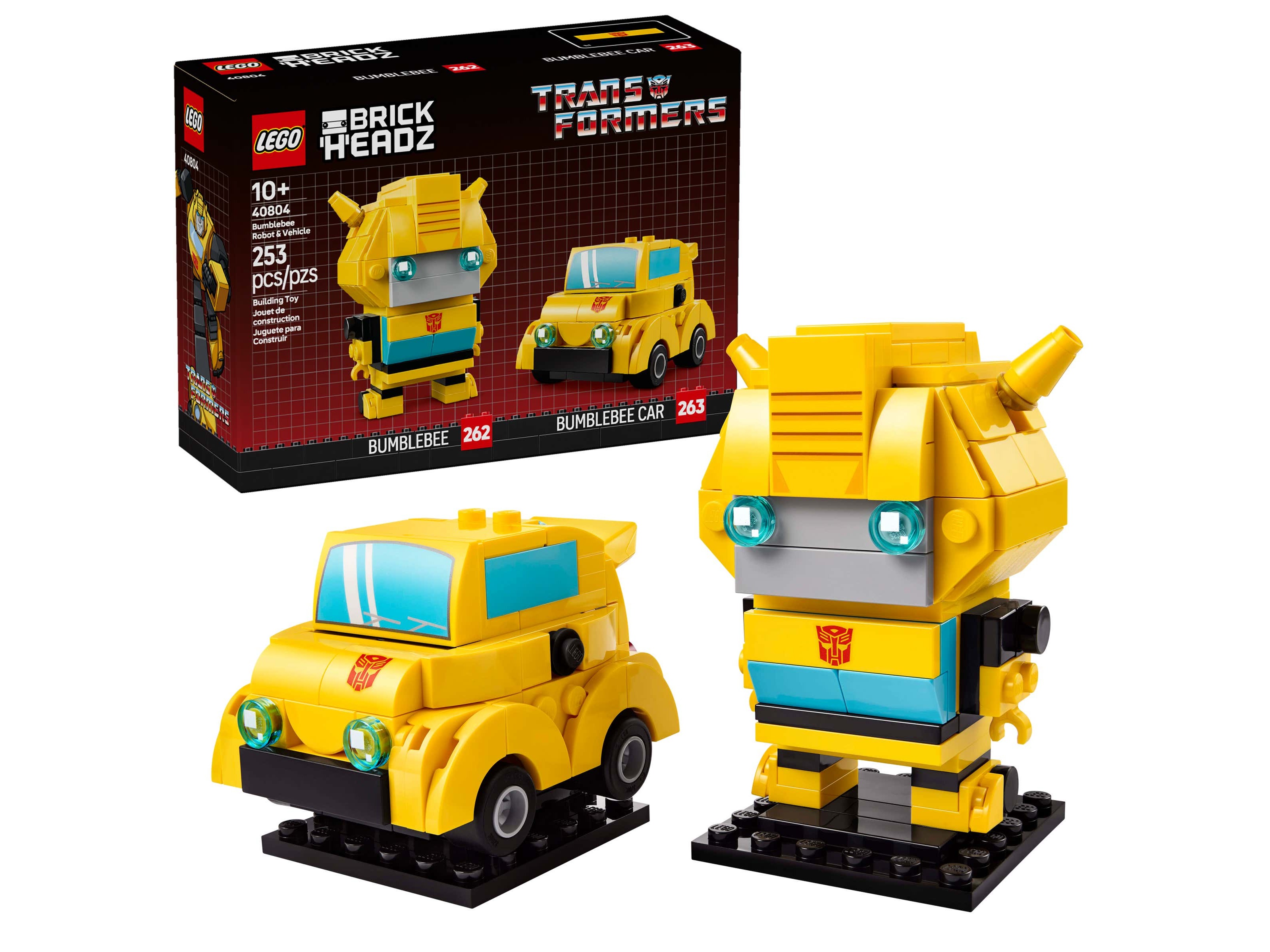 LEGO 40804 Robot a vozidlo Bumblebee – BrickHeadz novinka 2025 ...