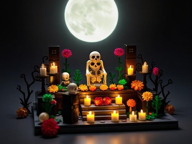LEGO 40811 Altar of the Dead – Día de los Muertos v LEGO podobě ...